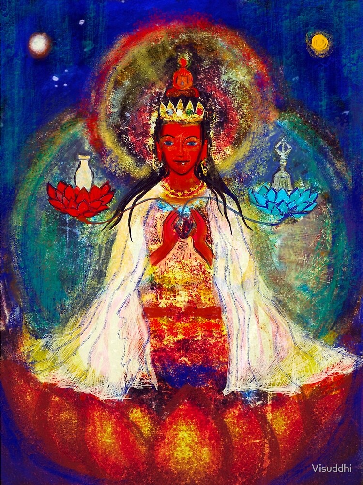 "Rainbow Aura Pandaravasini" Poster by Visuddhi | Redbubble