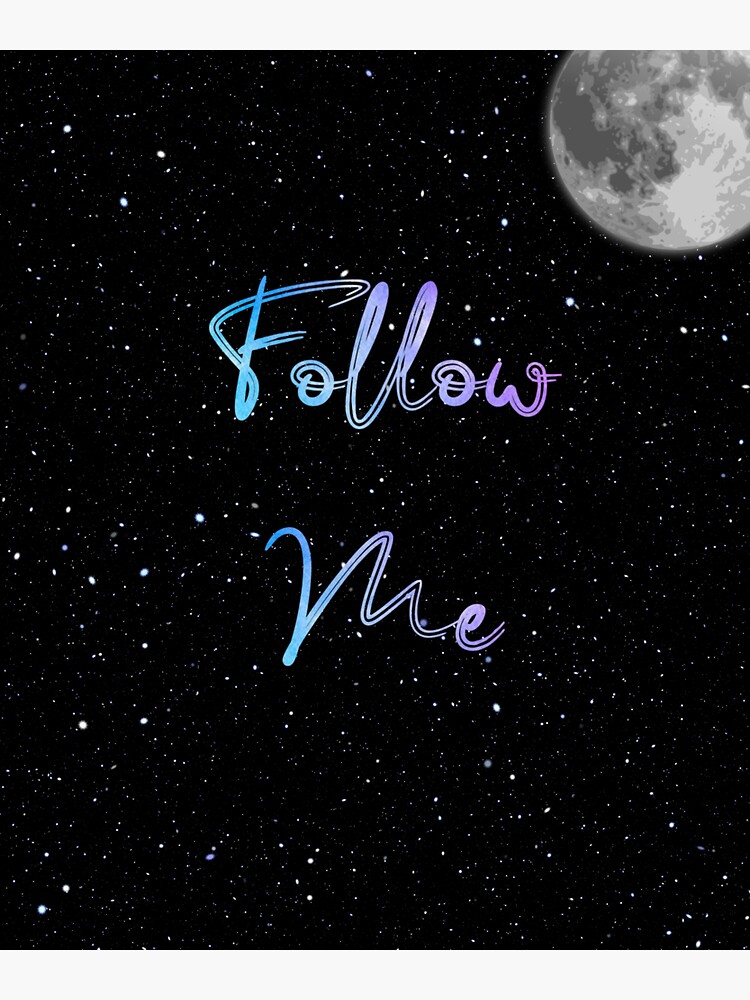 "Follow Me " Sticker by SEEMS6 | Redbubble