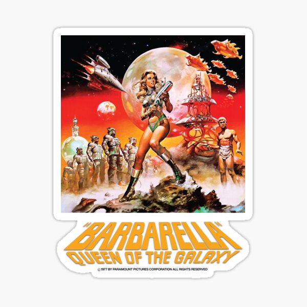 "Barbarella - Jane Fonda" Sticker by filmy | Redbubble