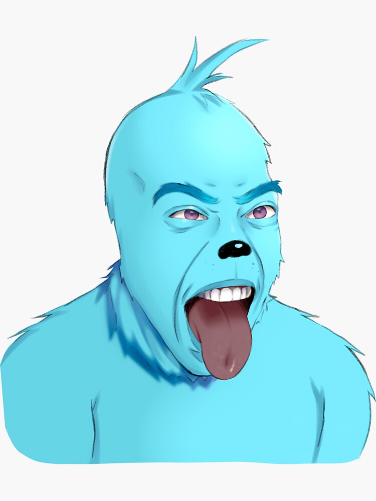 "the zamn bling" Sticker for Sale by BLUEGRINCH | Redbubble