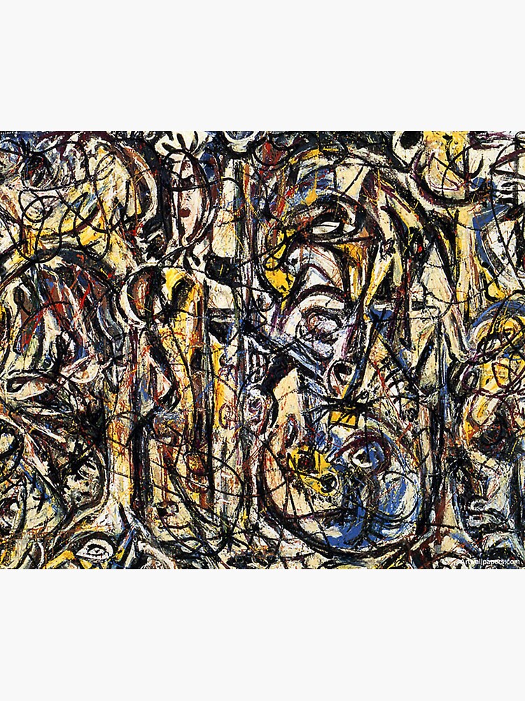 "Copy of art work by jackson pollock" Sticker for Sale by RzkLuxe2shop ...