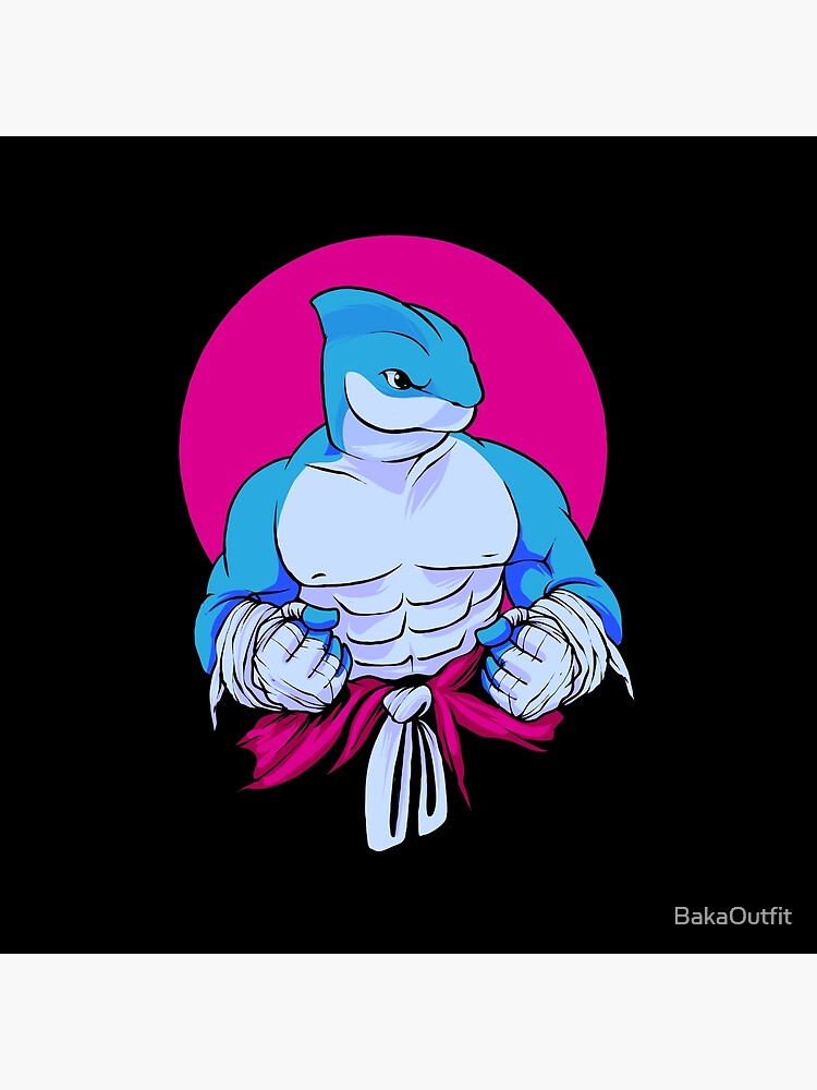 "Ground Shark Mixed Martial Arts Fighter" Poster for Sale by BakaOutfit ...