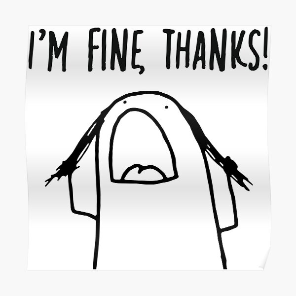 Póster «Flork, estoy bien, gracias» de karolro7 | Redbubble