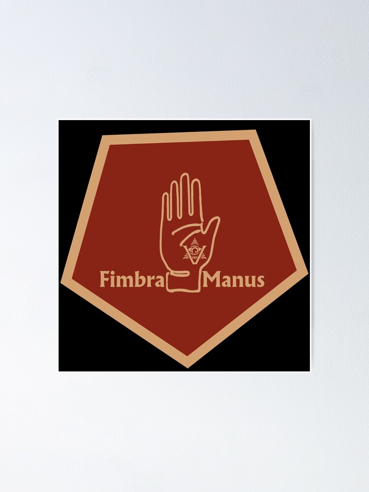 "The Pentaverate Fimbra Manus" Poster by Stickerm4ni4 | Redbubble