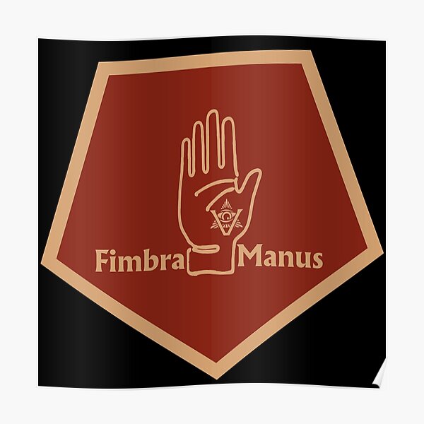 "The Pentaverate Fimbra Manus" Poster by Stickerm4ni4 | Redbubble