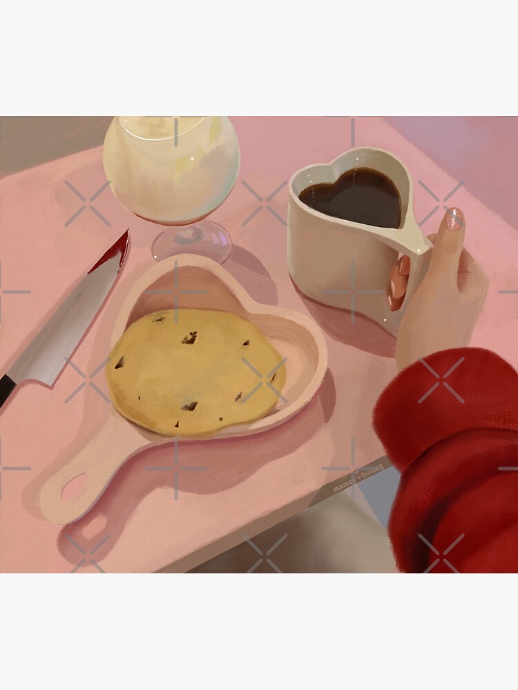 "Horror Pastel Breakfast " Sticker by thelamehuman | Redbubble
