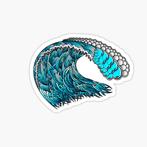 "Riptide" Sticker by Liserr27 | Redbubble
