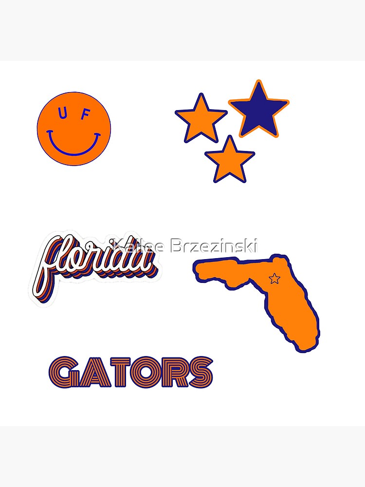 "U of Florida Sticker Pack" Poster for Sale by kaileebreezy21 | Redbubble