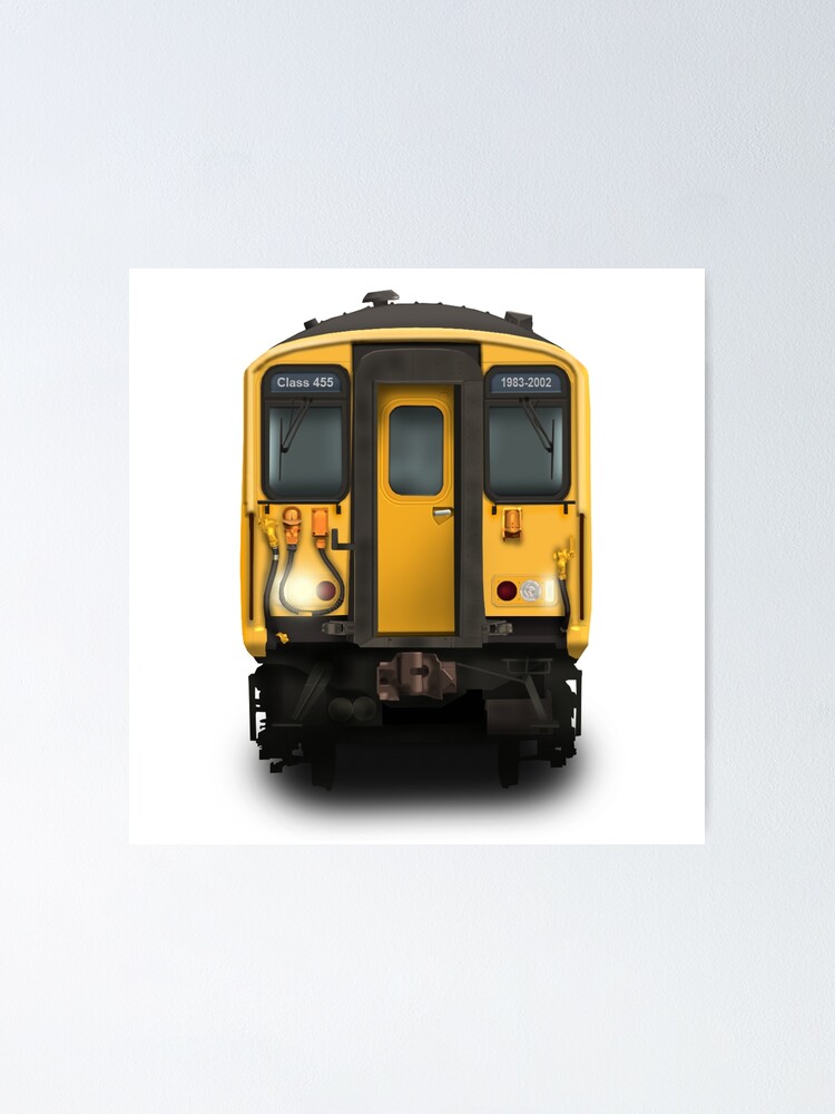 "Class 455 Electric Multiple Unit" Poster for Sale by jameswattsart ...