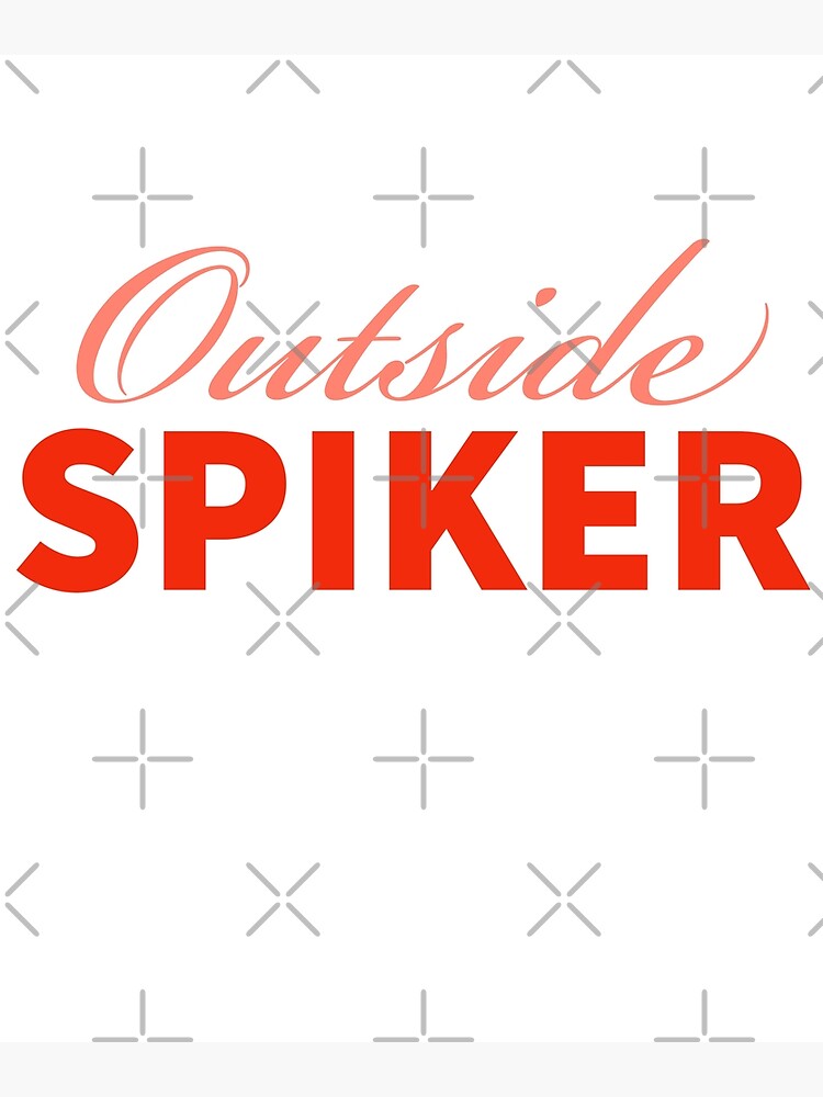 "Volleyball outside spiker" Poster for Sale by efenem | Redbubble