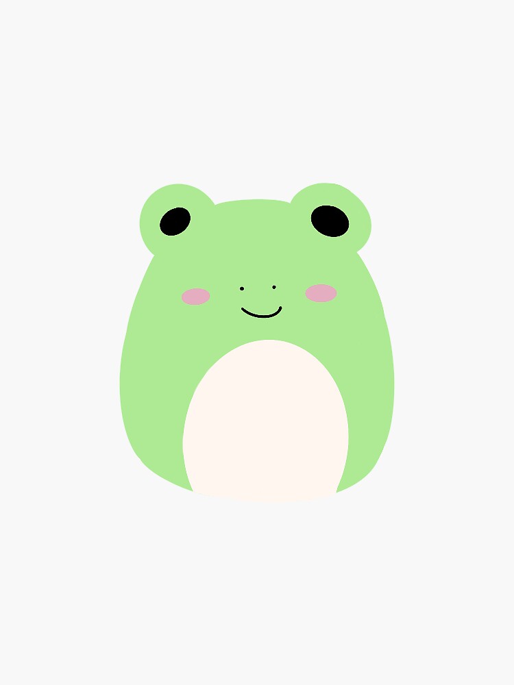 "Wendy the frog squishmallow frog" Sticker by wynterdesignss | Redbubble