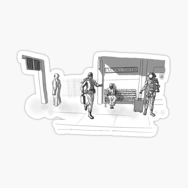 "Running late " Sticker by kameelsm | Redbubble