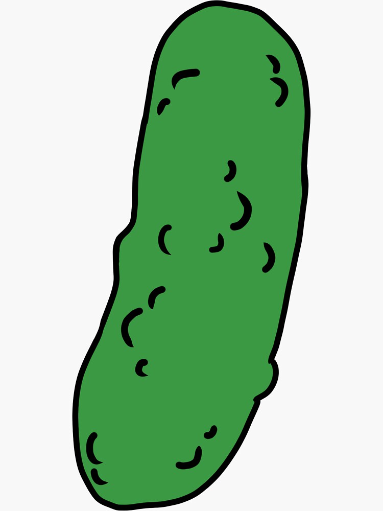 "Picklely Pickle" Sticker for Sale by JustDreaminLife | Redbubble