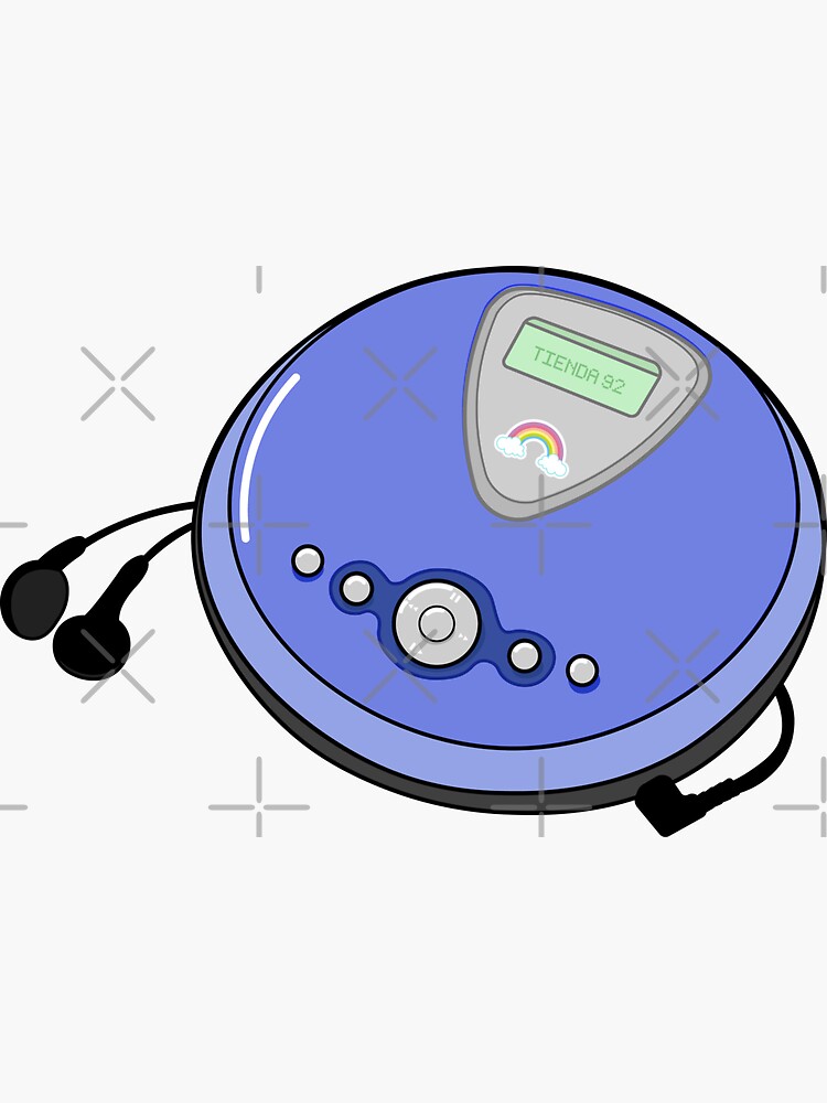 "Discman" Sticker by Tienda92 | Redbubble