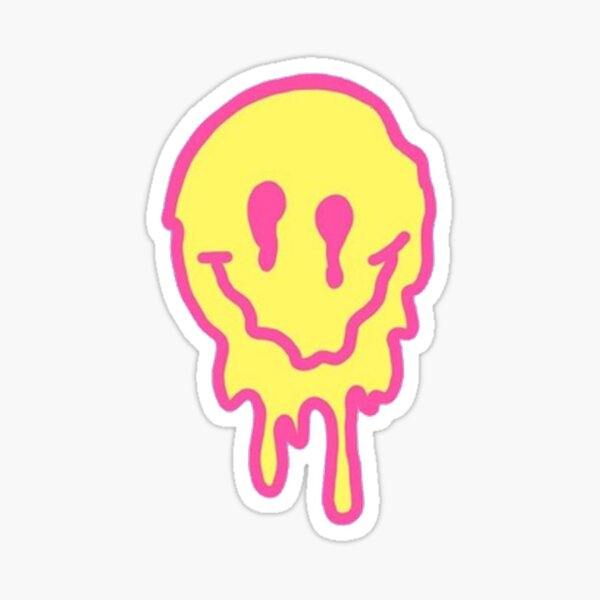 "Edgy smiley face" Sticker for Sale by Linkbymia | Redbubble
