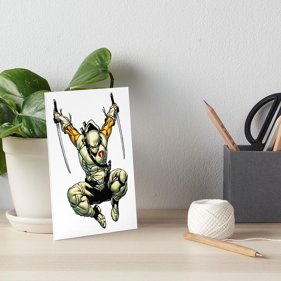 "Cobra Ninja Storm Shadow" Art Board Print by winpurling | Redbubble