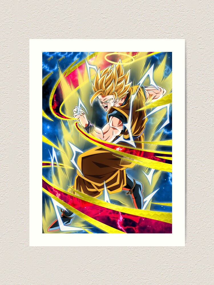 "Goku Dragon Ball Anime Waifu" Art Print for Sale by RalphJaystin ...