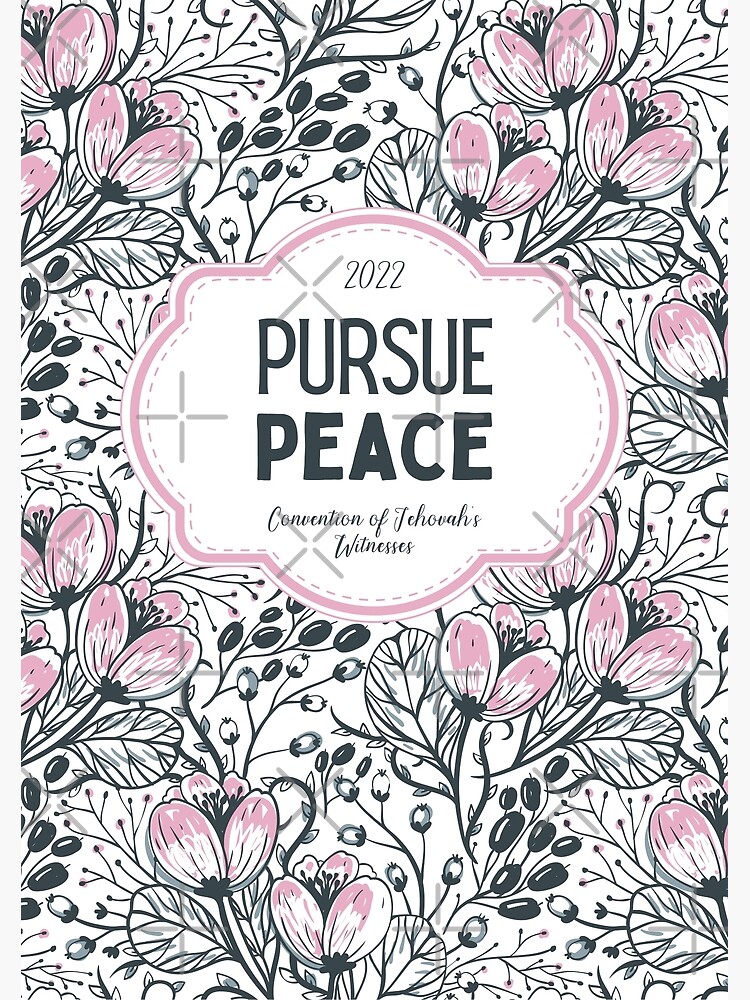 "JW Convention of Jehovah's Witnesses Pursue Peace 2022" Poster by ...