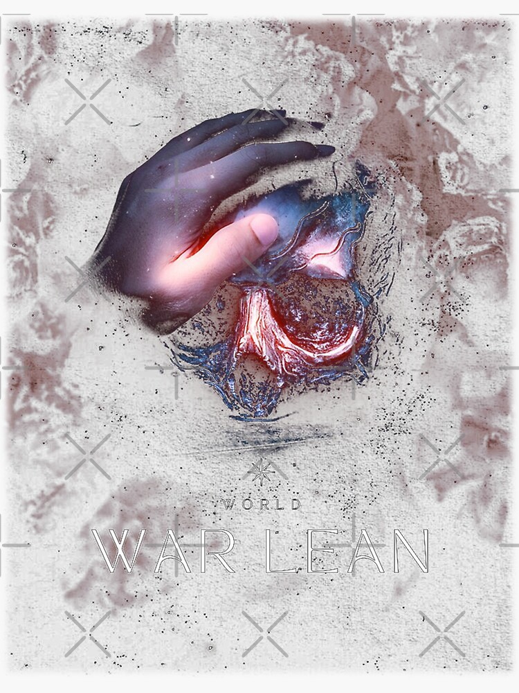 "World War Lean a World War Lean a World War Lean" Sticker by Sarah ...