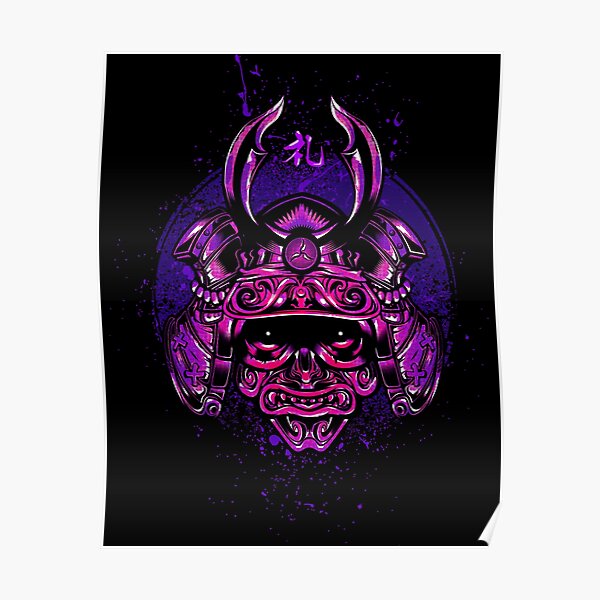 "Mad Samurai" Poster for Sale by isaac99x | Redbubble