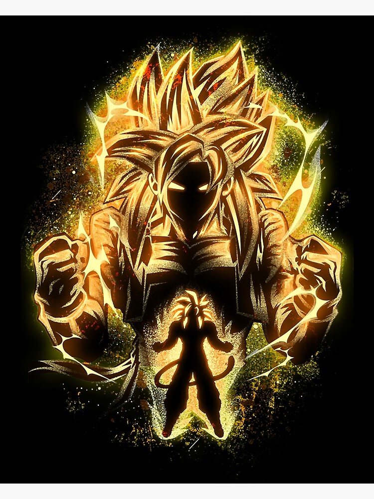 "Golden Saiyan SSJ4" Poster for Sale by isaac99x | Redbubble