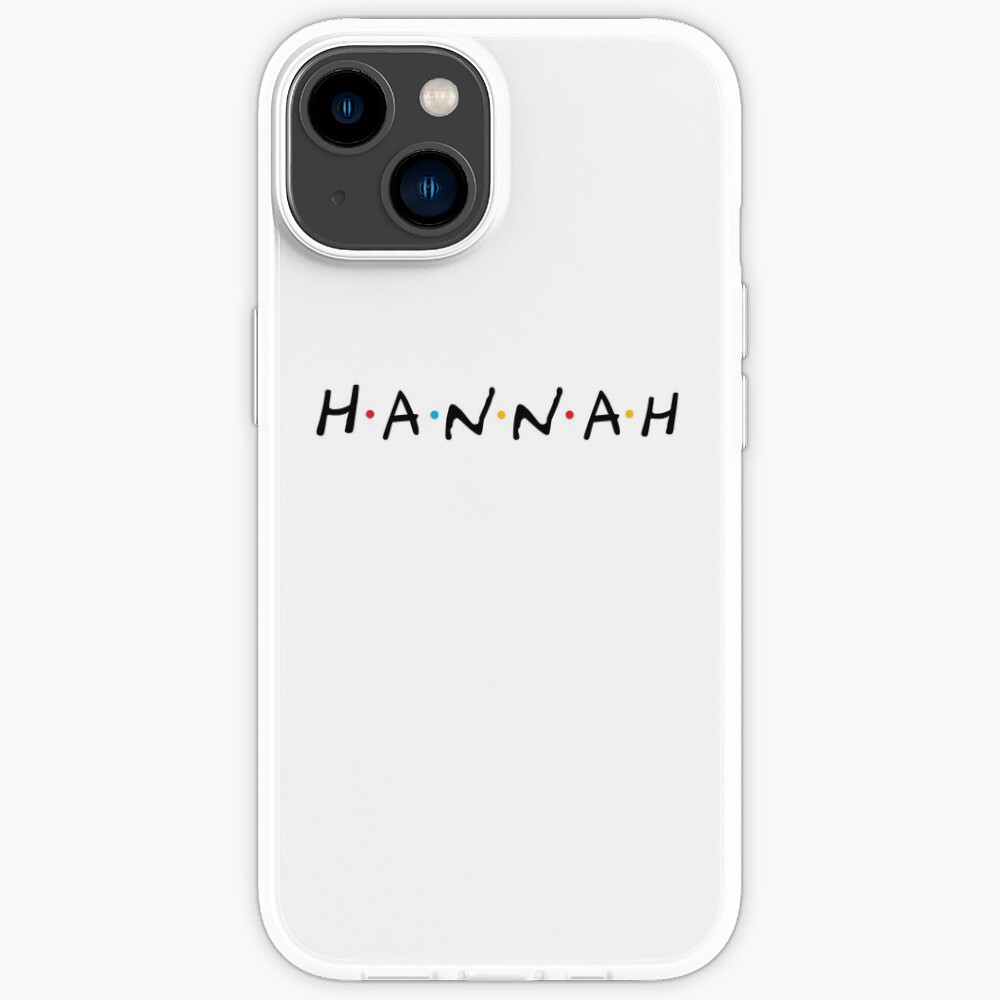 "HANNAH" iPhone Case for Sale by ScottToddy | Redbubble