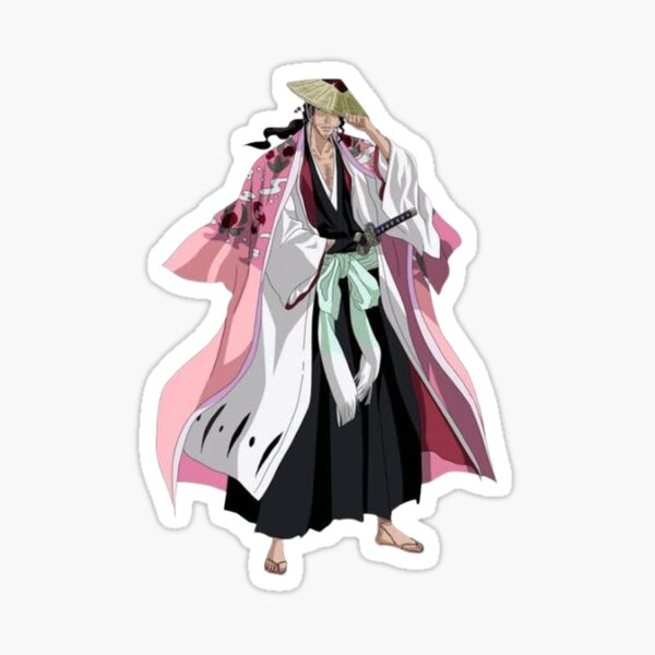 "kyoraku shunsui" Sticker by Draw4U | Redbubble