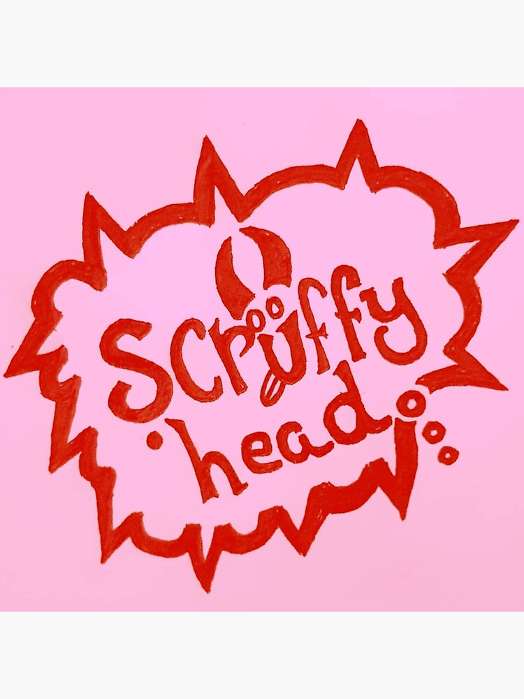 "official scruffy.head logo" Sticker for Sale by scruffy-head | Redbubble