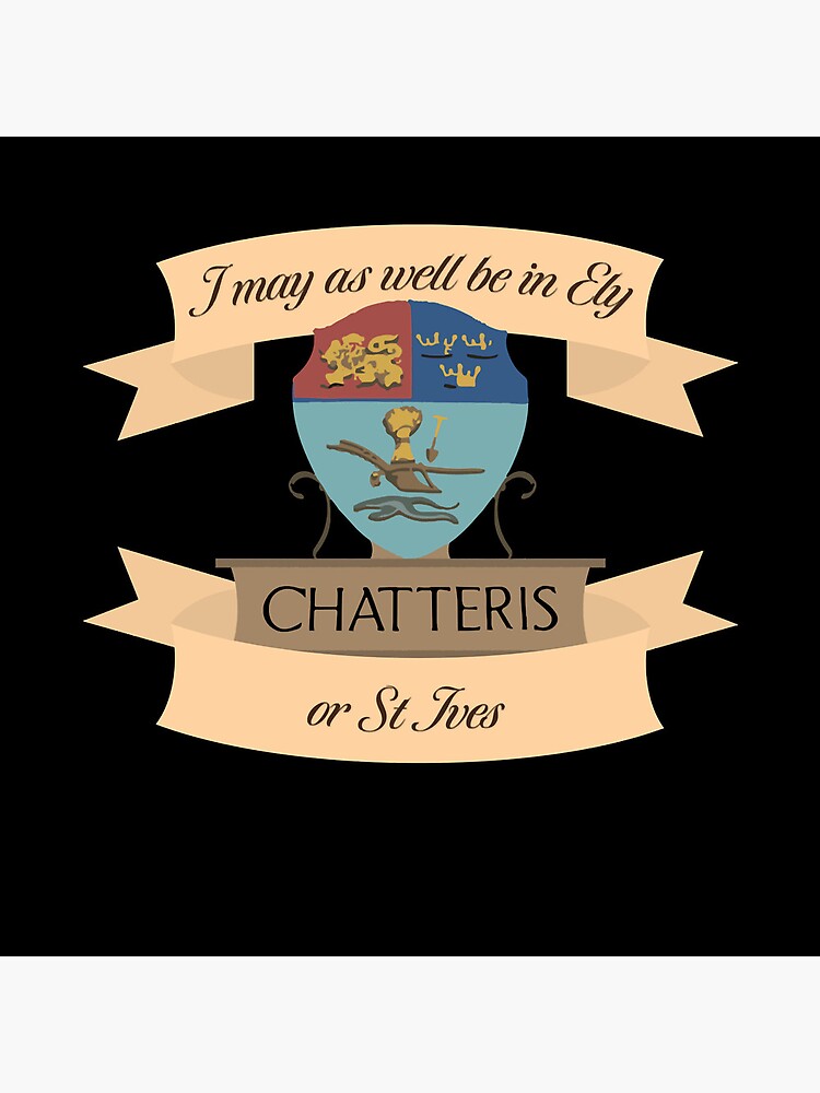 "Chatteris Logo J May als St. Jves für Männer und Frauen" Acrylblock ...