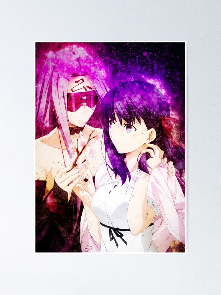 Sakura Matou Fate Stay Night Fanart Poster For Sale By Spacefoxart Redbubble