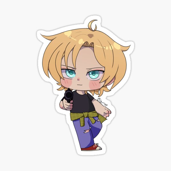 "Ash" Sticker by elar-art | Redbubble