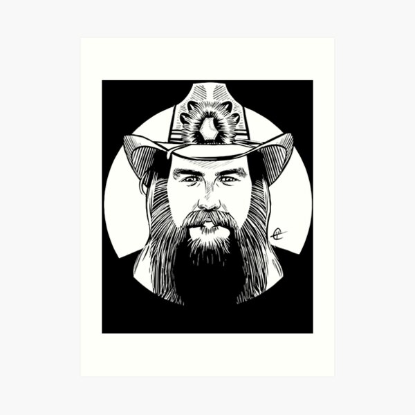 "Birthday Gift Chris Stapleton Retro Wave" Art Print for Sale by ...