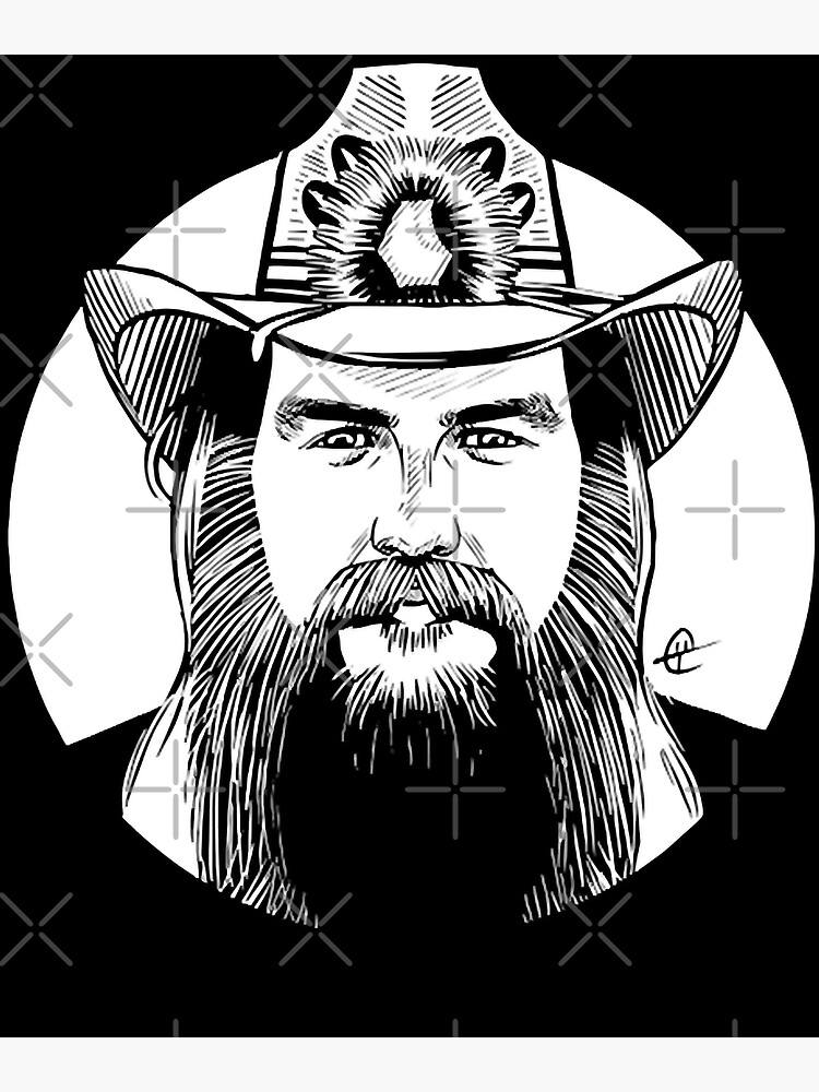 "Birthday Gift Chris Stapleton Retro Wave" Art Print for Sale by ...