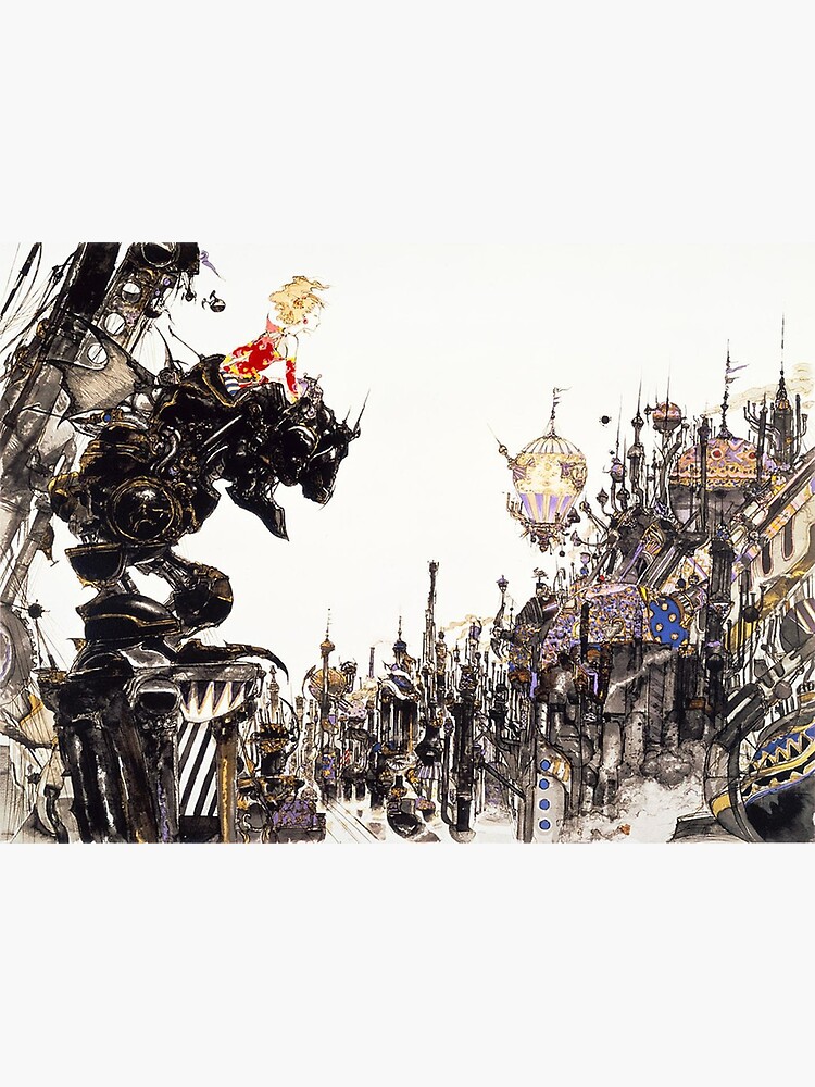 Final Fantasy Artist Yoshitaka Amano Premium Matte Vertical Poster