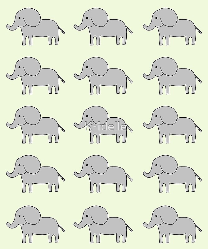"No. 13 - Elephants" by K-Idelle | Redbubble