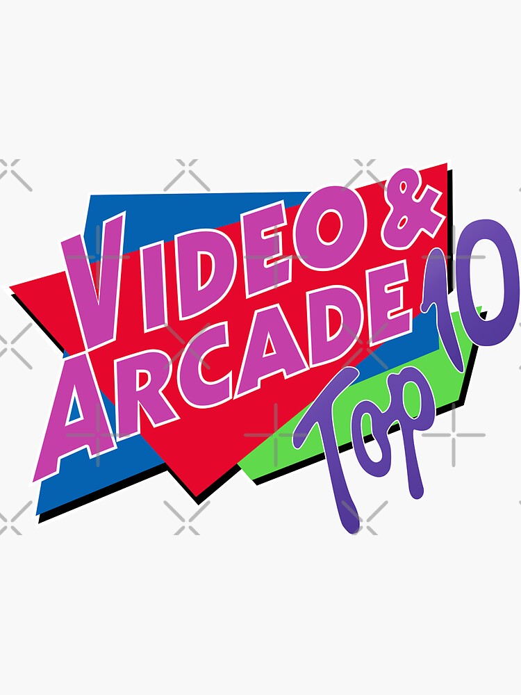"YTV Video and Arcade Top 10" Sticker by guyo | Redbubble