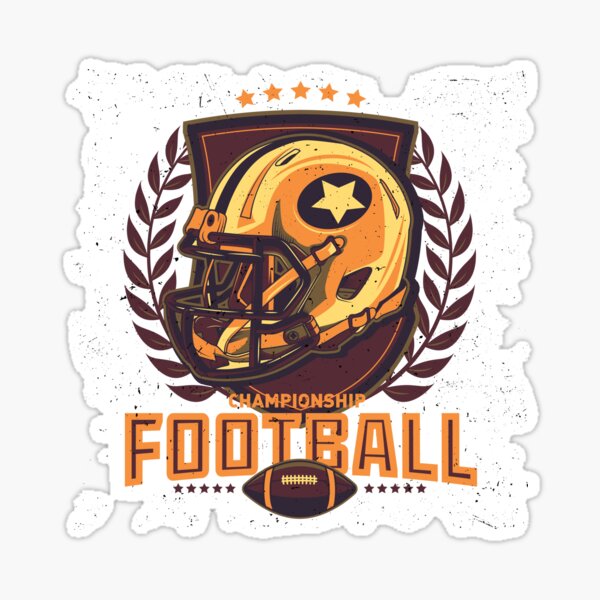 "Championship Football" Sticker for Sale by Phuong8588 | Redbubble