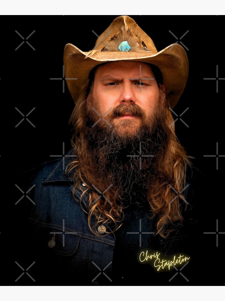 Póster «Más que impresionante gráfico de Chris Stapleton para fan» de ...