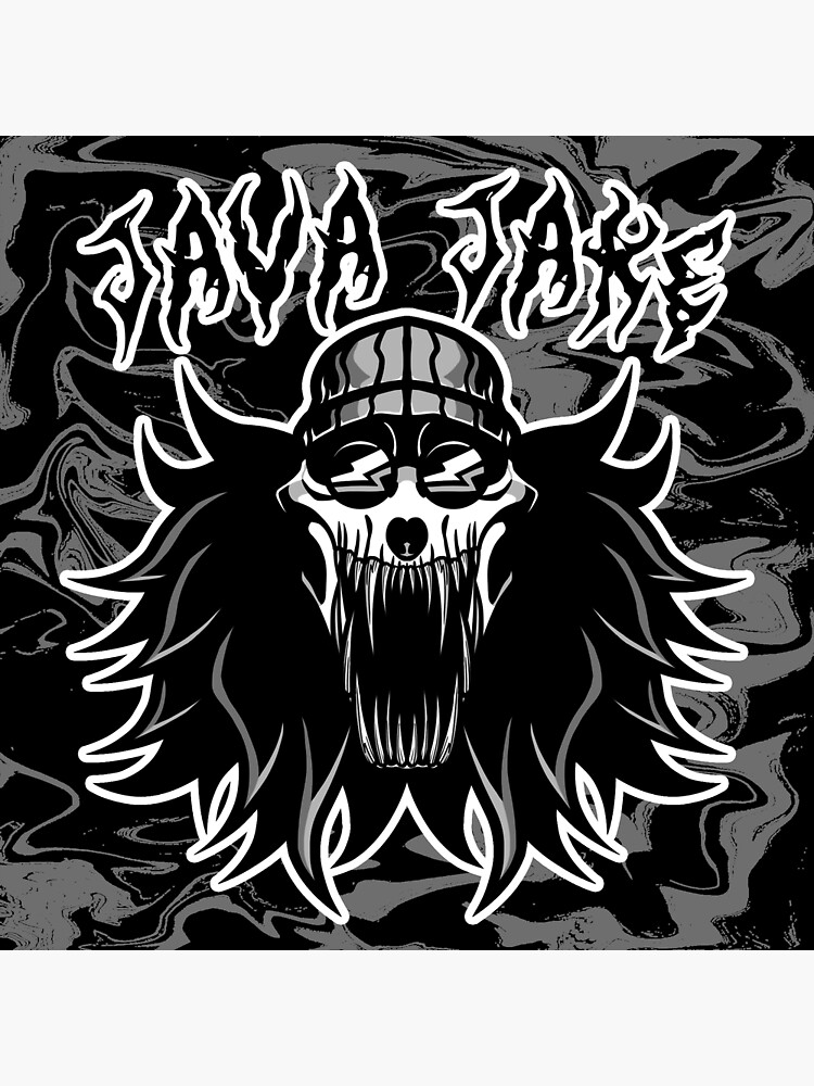 Póster «Logotipo de Java Jake (escala de grises)» de JavaWolfDesign ...