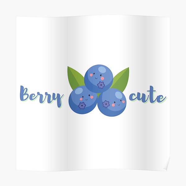 "Berry cute" Poster for Sale by RetroRoomInc | Redbubble