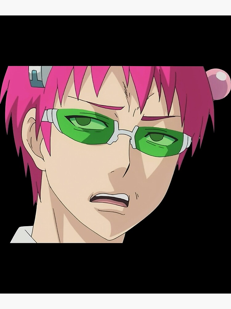"The Disastrous Life of Saiki K. Face Design Sticker" Poster for Sale ...