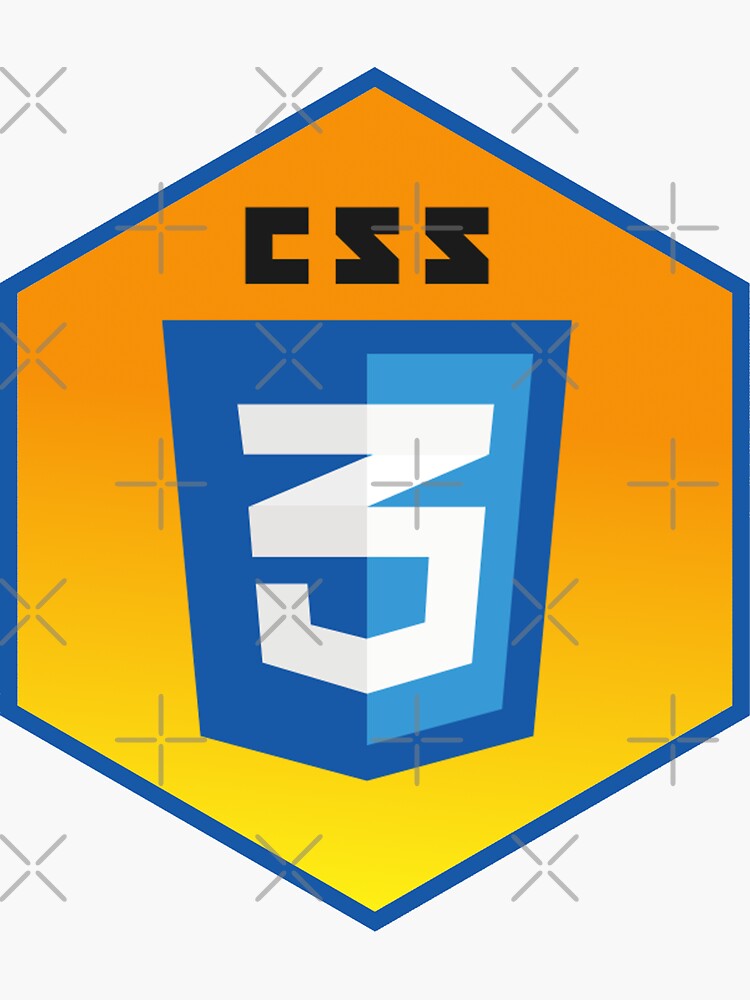 "css3 css hexagonal" Sticker by yourgeekside | Redbubble