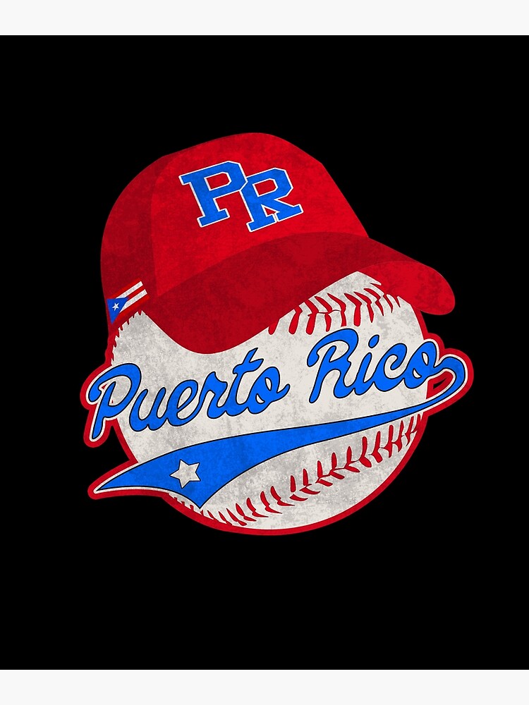 "Puerto Rico Baseball Ball Cap Puerto Rican" Poster by TheLariat ...