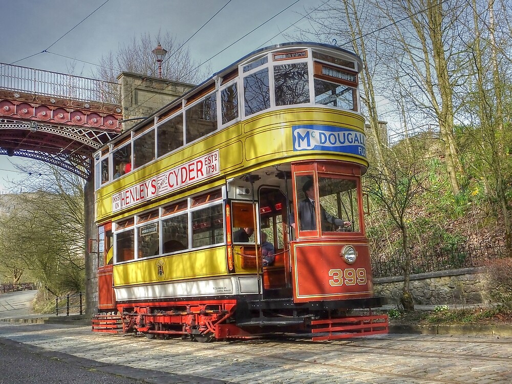 "Vintage Tram" by Catchavista | Redbubble