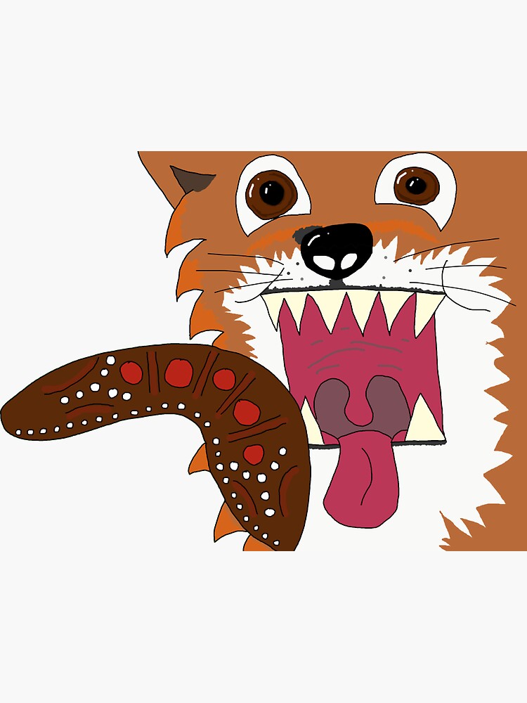 "Boomerang" Sticker by KumquatBooks | Redbubble