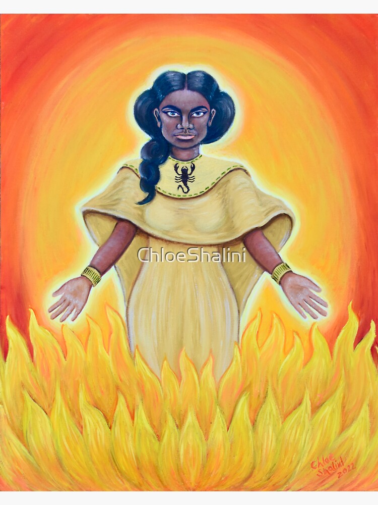 "Serqet Scorpion Healer Goddess " Sticker by ChloeShalini | Redbubble