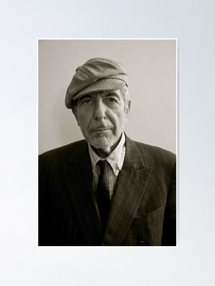 "Leonard Cohen" Poster for Sale by jameslaytone | Redbubble