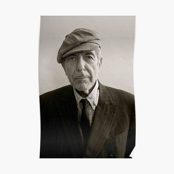 "Leonard Cohen" Poster for Sale by jameslaytone | Redbubble
