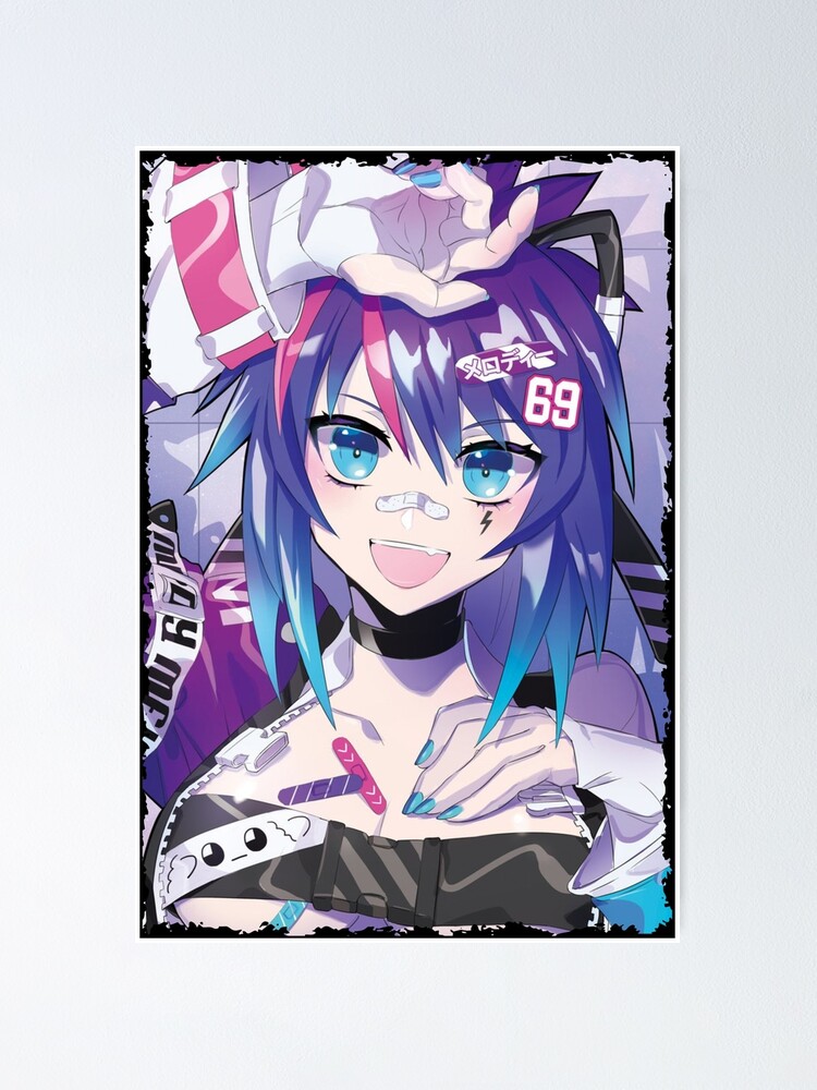 "PROJEKT MELODY - VSHOJO MERCH" Poster for Sale by PasqualeFunk | Redbubble