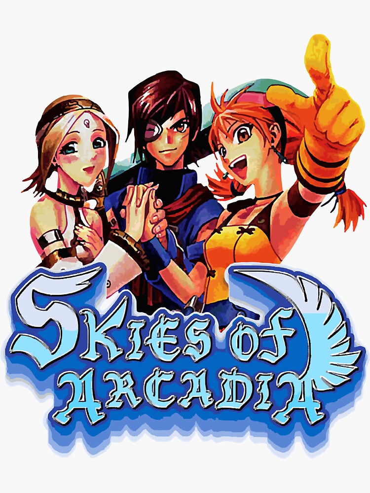 "Skies of Arcadia" Sticker by JacobGardner7 | Redbubble